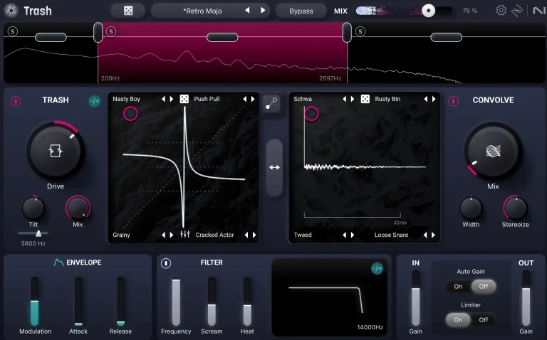 iZotope Trash : The Ultimate in Distortion Software - 24bit